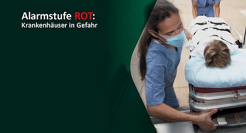 Klinikum Karlsruhe: Alarmstufe ROT- Krankenhäuser in Gefahr –Aktion der DKG Klinikum Karlsruhe: Alarmstufe ROT- Krankenhäuser in Gefahr –Aktion der DKG